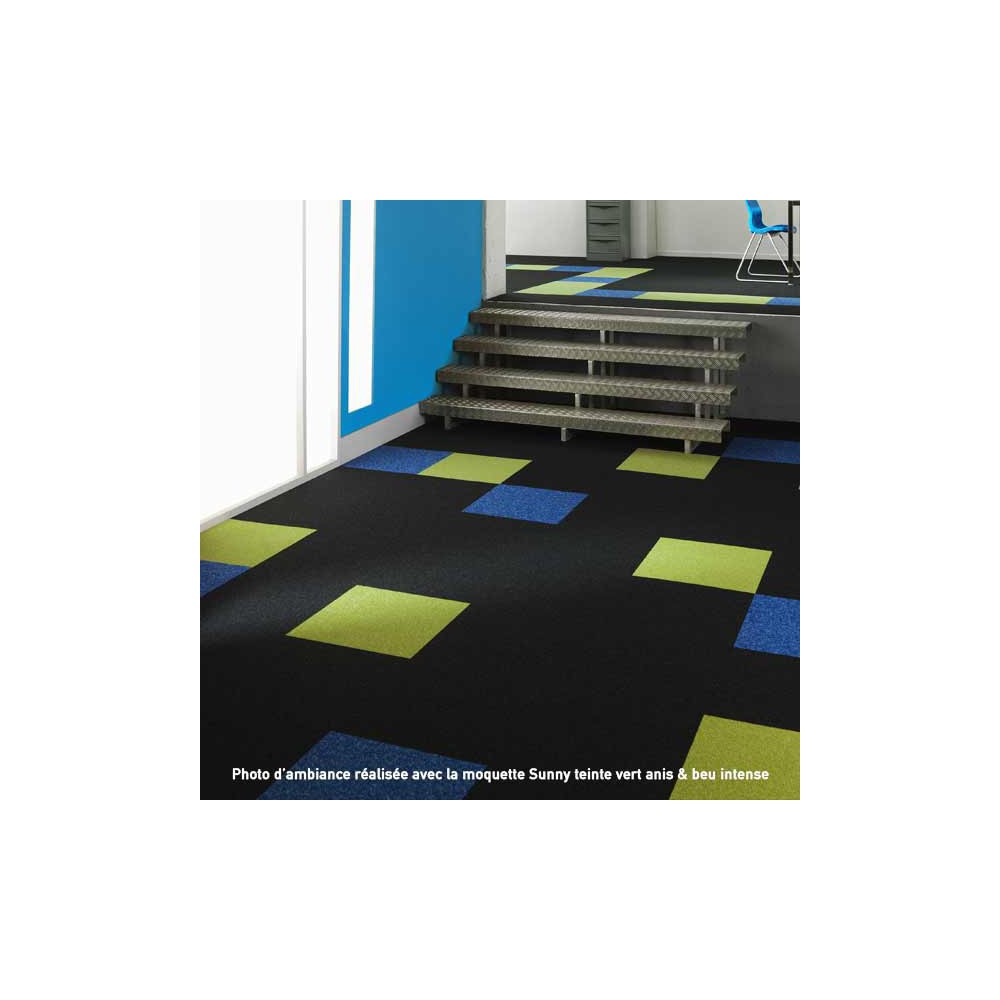 Dalle de moquette rouge ultra résistante pour professionnels