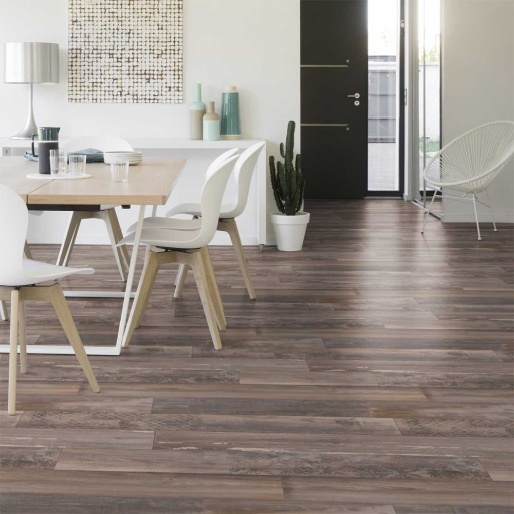 Sol PVC Gerflor Transit 2S3 imitation bois avec marquage floral